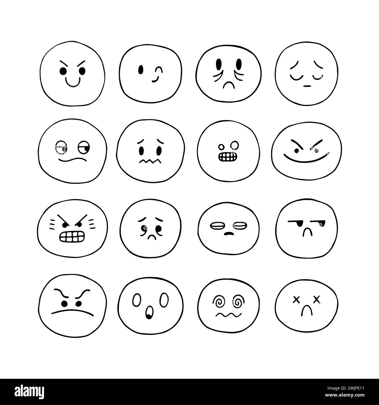 Set emoji hi-res stock photography and images - Alamy
