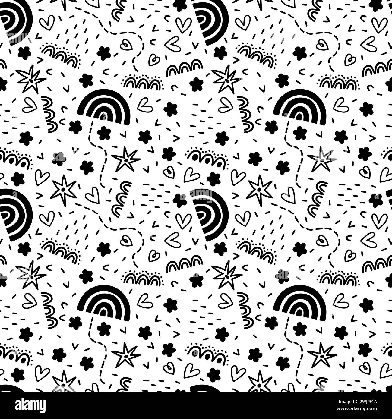 Boho rainbow Black and White Stock Photos & Images - Alamy