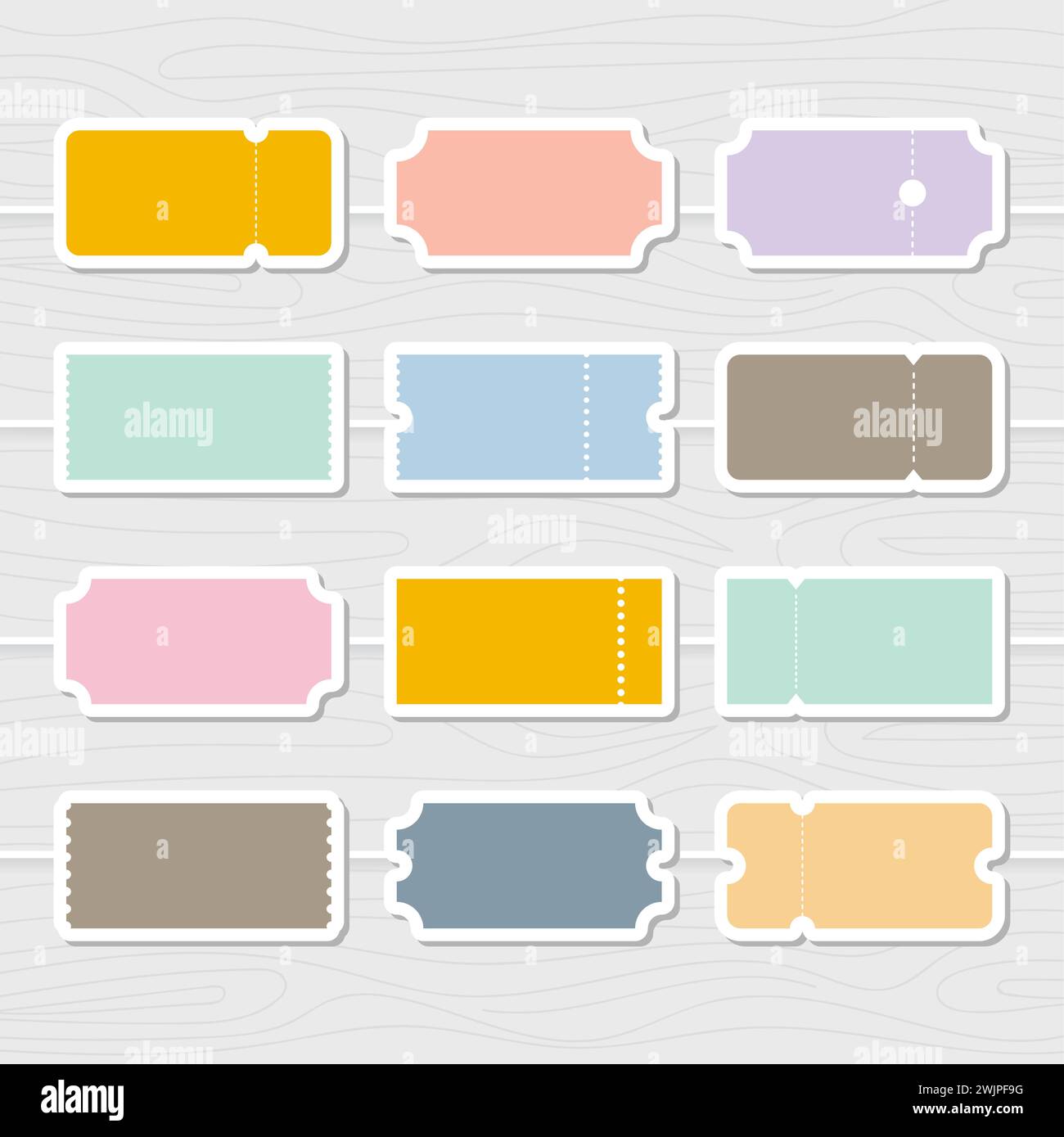 Circus Ticket Blank Template