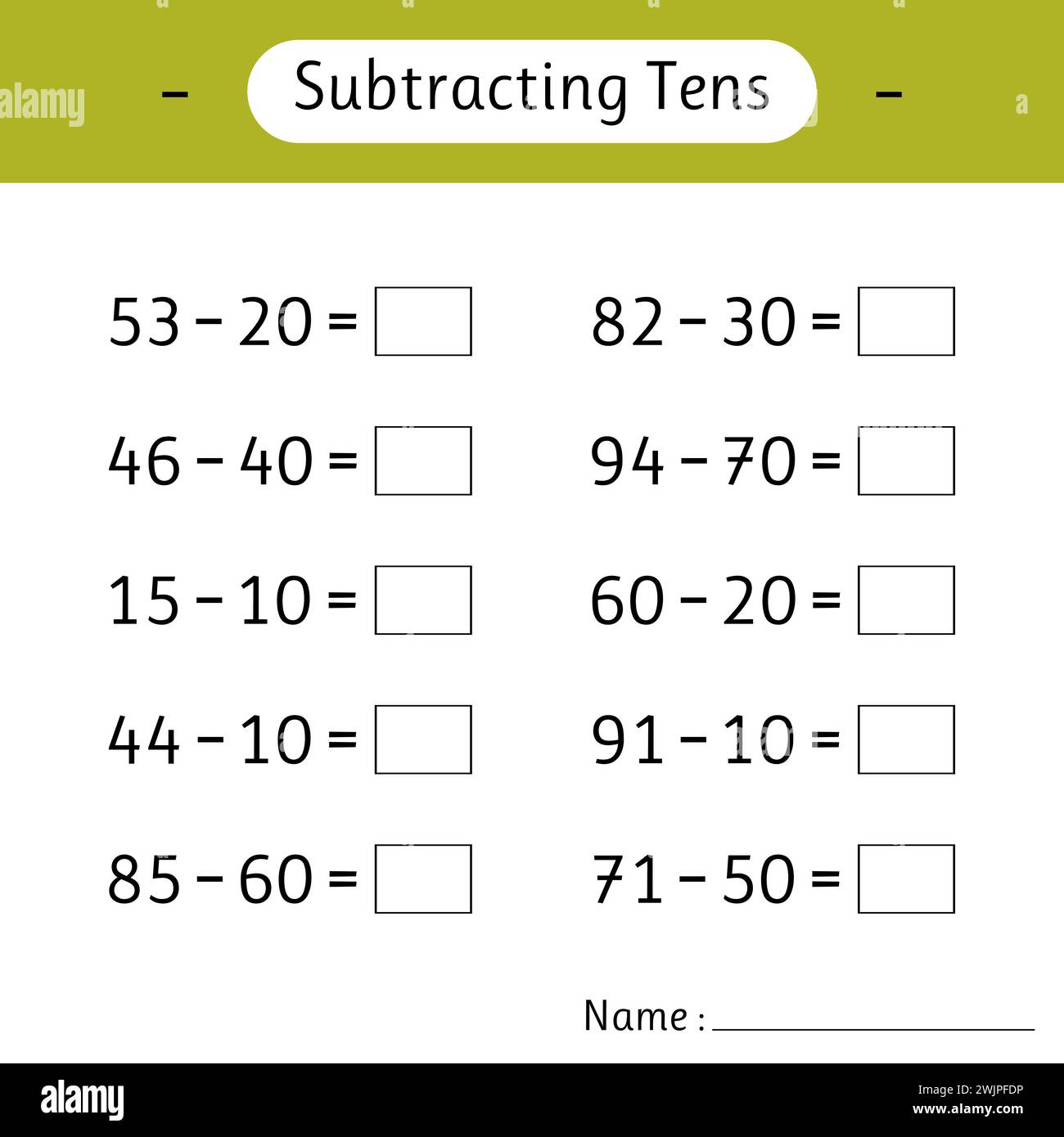 Cartoon illustration educational counting math hi-res stock photography ...