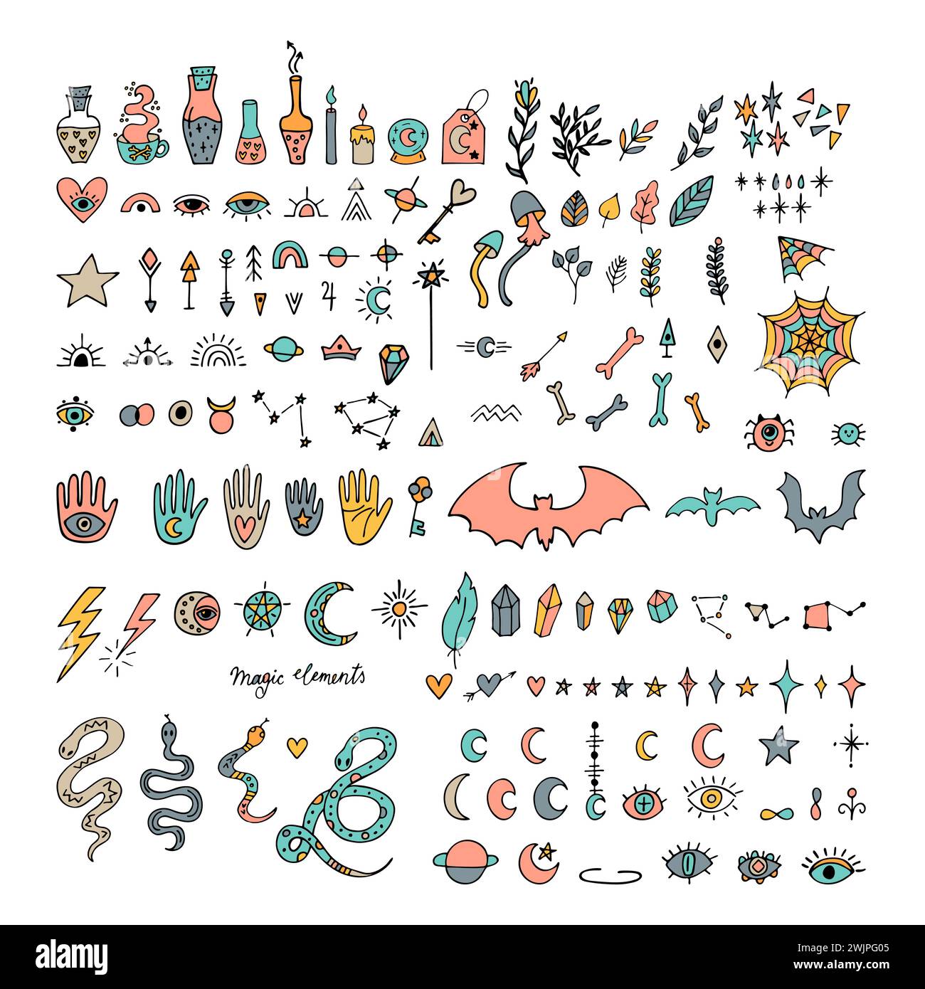 Esoteric elements Stock Vector Images - Alamy