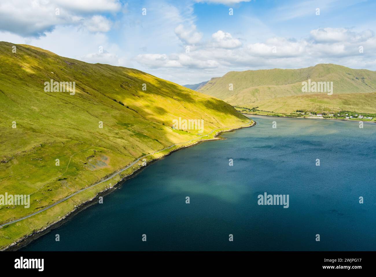 Killary Harbour or Killary fjord, a stunning fjord in the west of ...