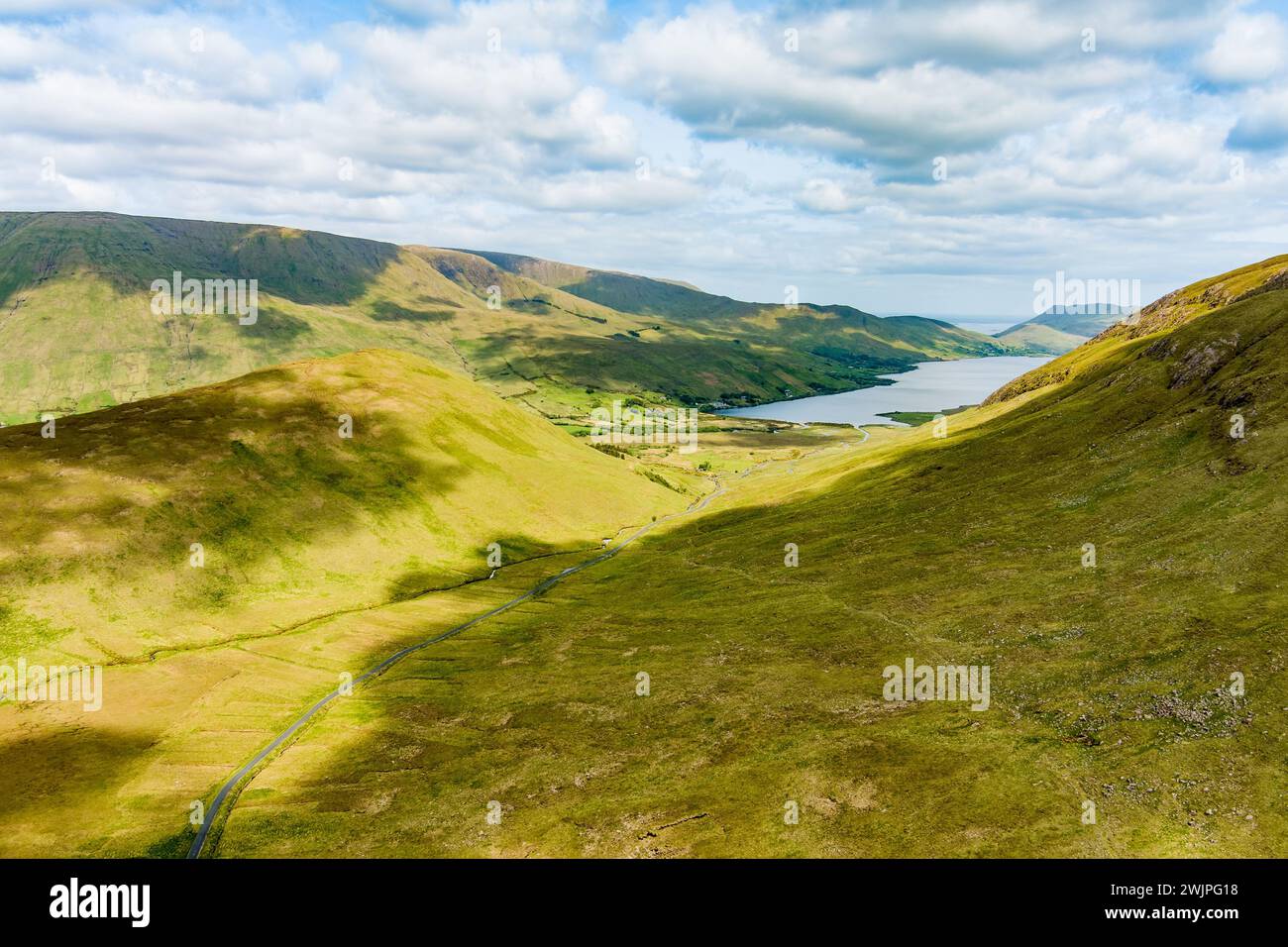 Aerial flyover idyllic scenic landscape hi-res stock photography and ...