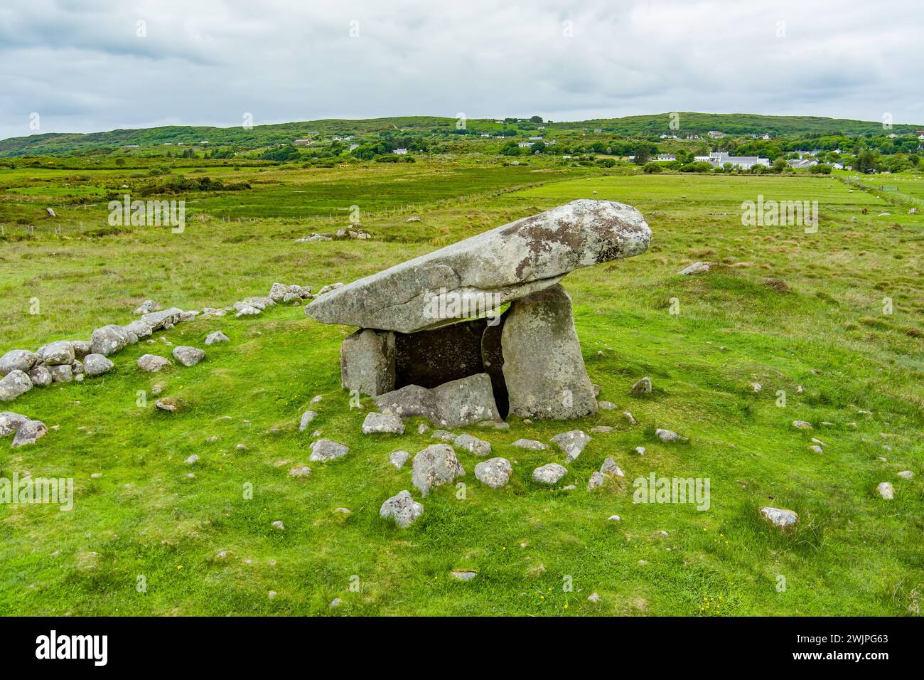 Kilclooney Dolmen, one of Ireland's most elegant portal-tombs or ...
