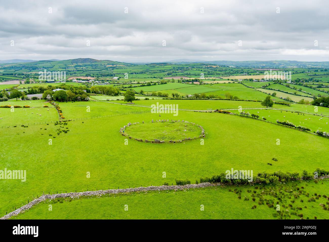 Beltany stone circle, an impressive Bronze Age ritual site located to ...