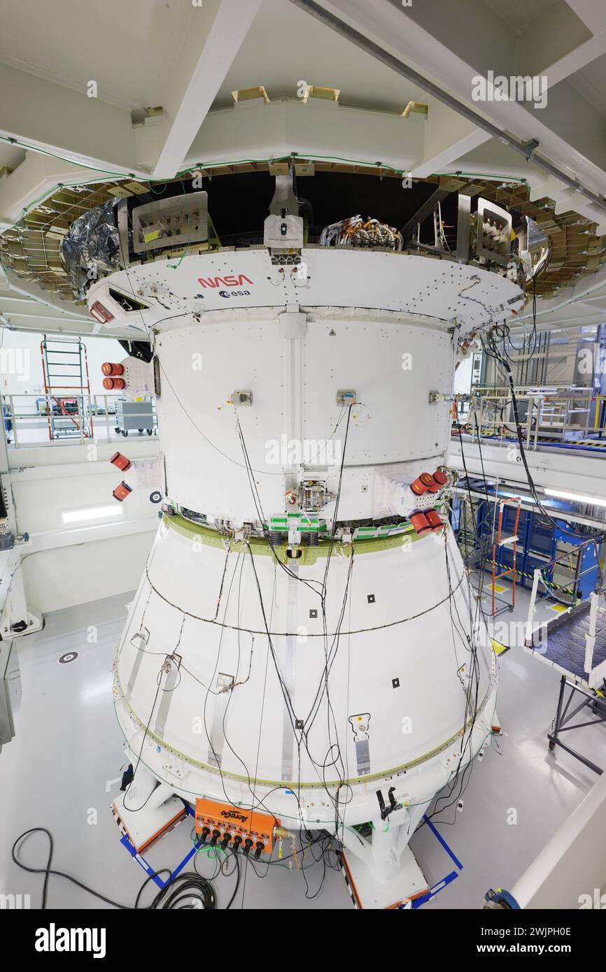 KSC, Florida, USA. 28th Jan, 2024. The Orion spacecraft for NASA's ...