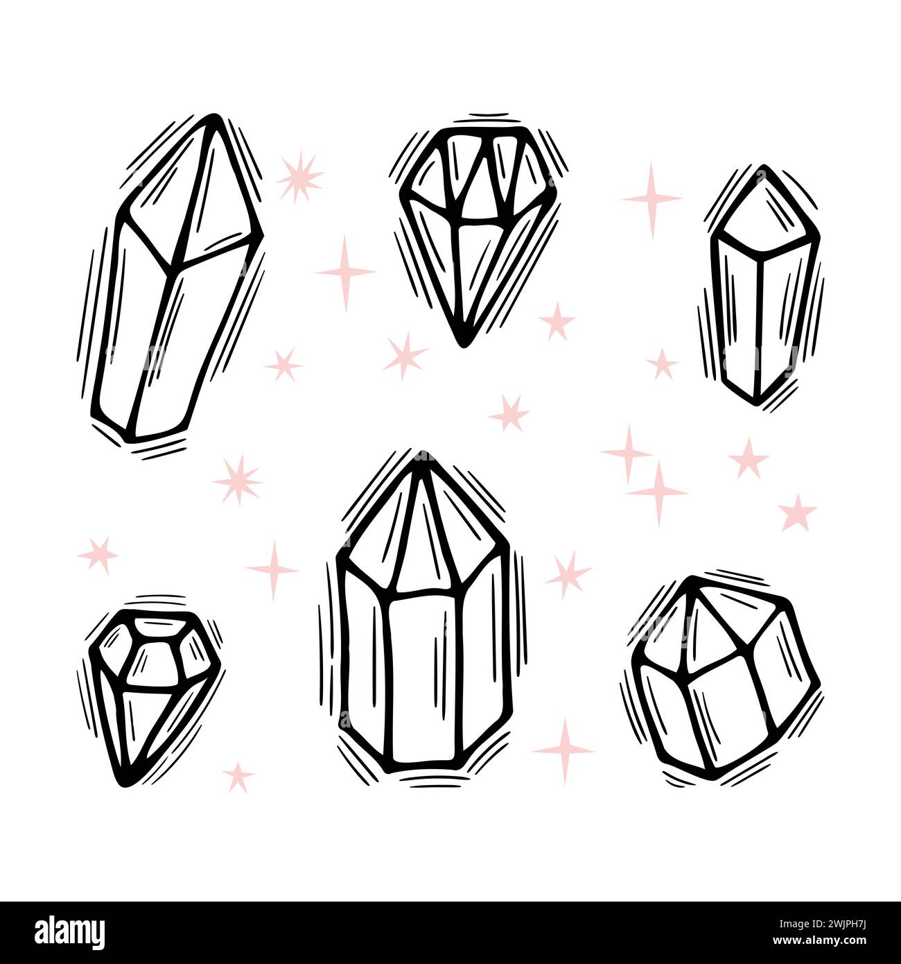 Precious stones vector vectors Stock Vector Images - Alamy