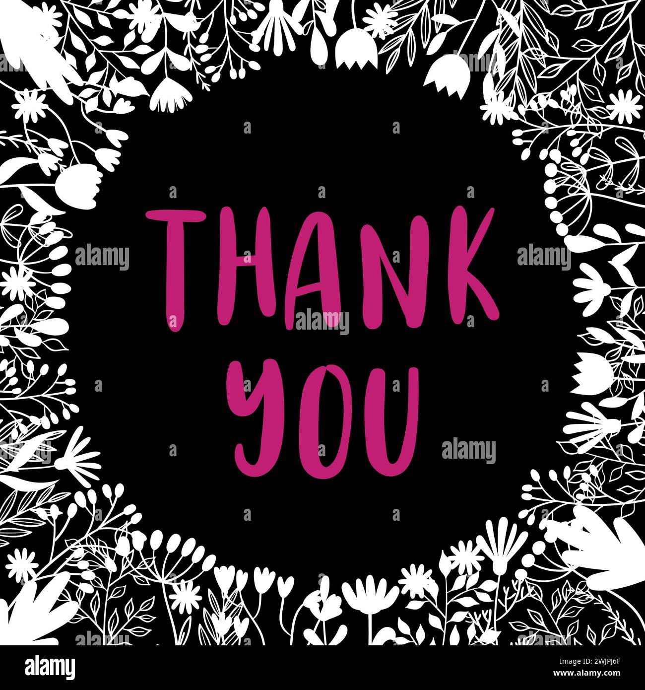 Thank you. Inspirational and motivating phrase. Lettering design for ...