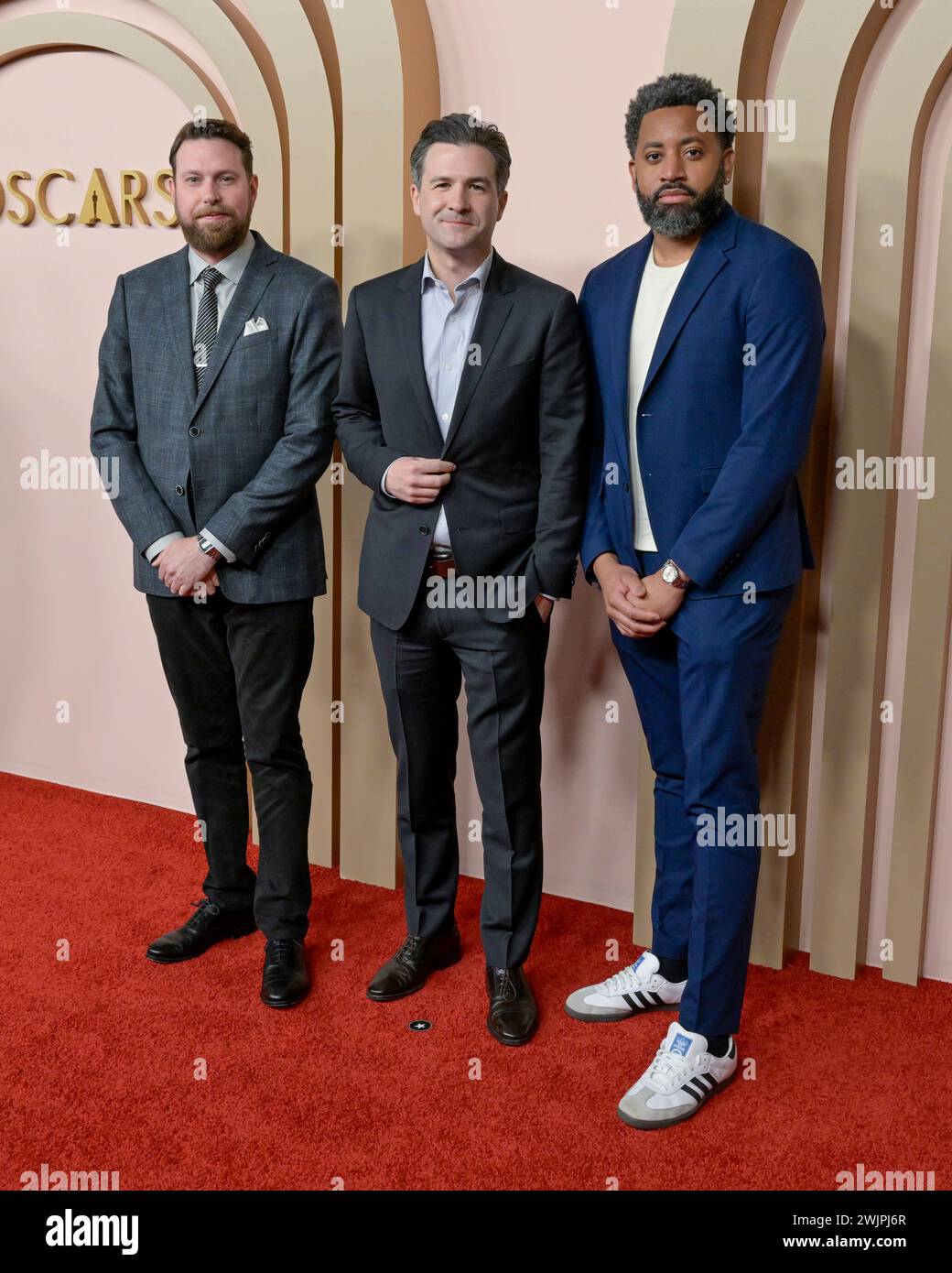 February 12, 2024, Beverly Hills, California, USA: (L-R) Nikos ...