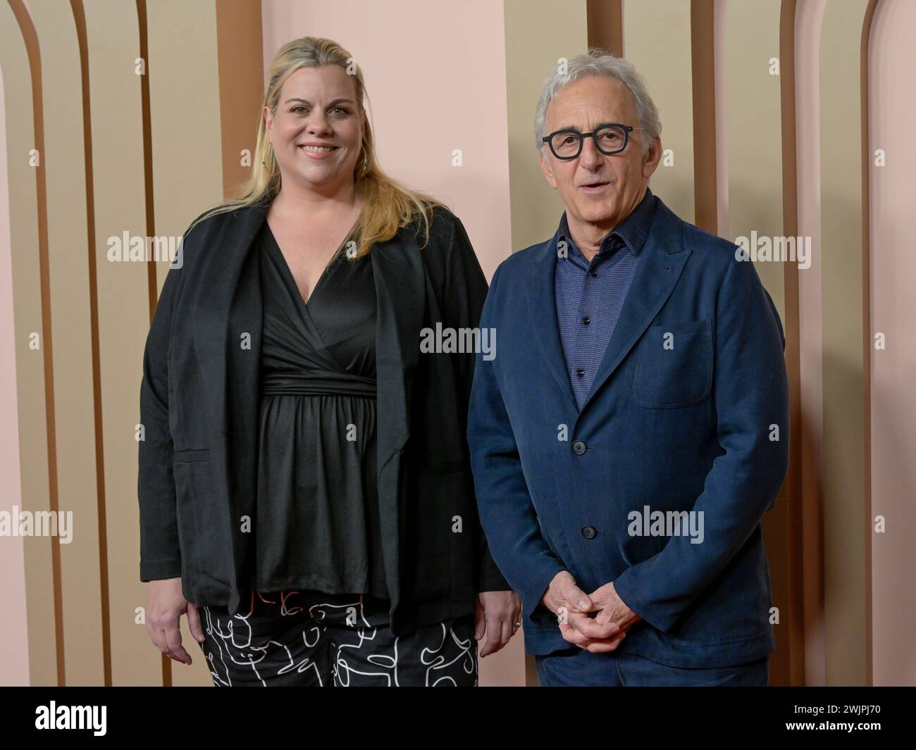 February 12, 2024, Beverly Hills, California, USA: Amy Durning and Fred ...