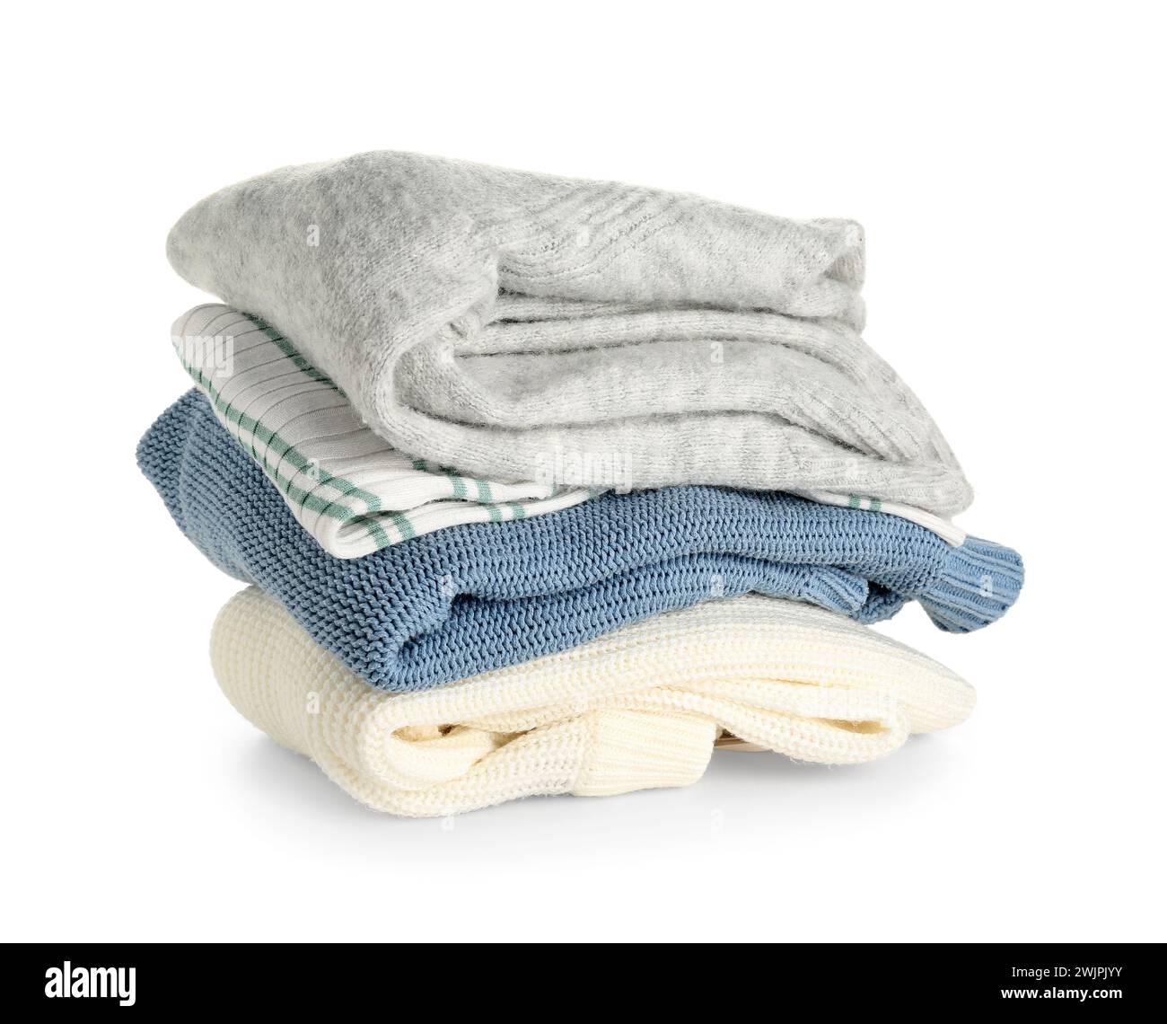 Knitted warm sweaters different Cut Out Stock Images & Pictures - Alamy