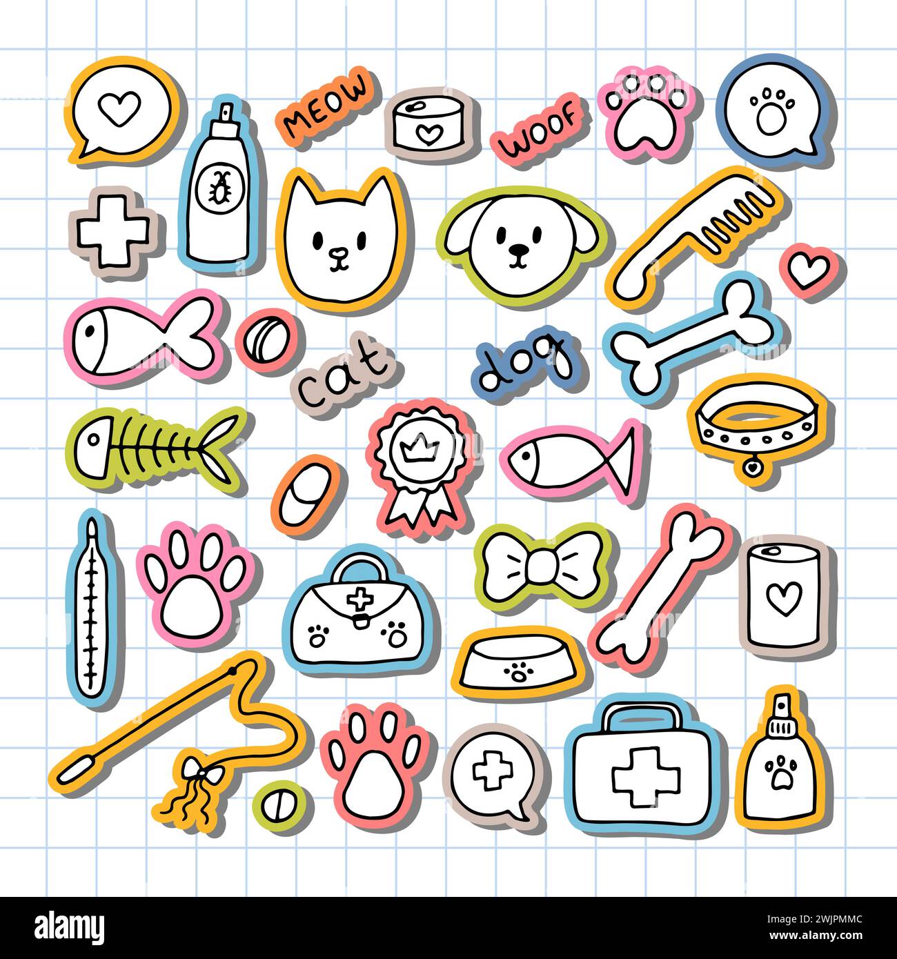 Pet fish vet Stock Vector Images - Alamy