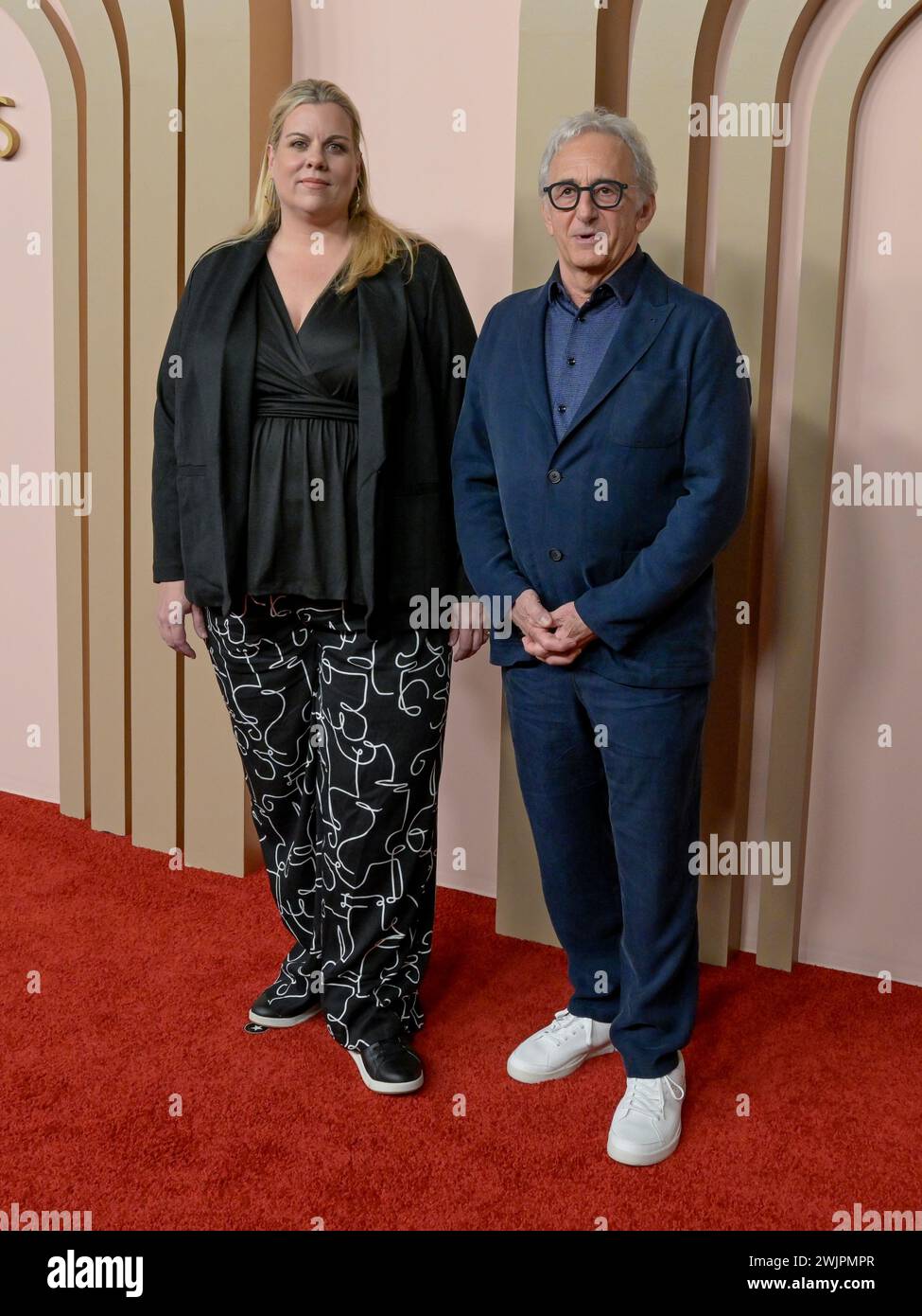 February 12, 2024, Beverly Hills, California, USA: Amy Durning and Fred ...