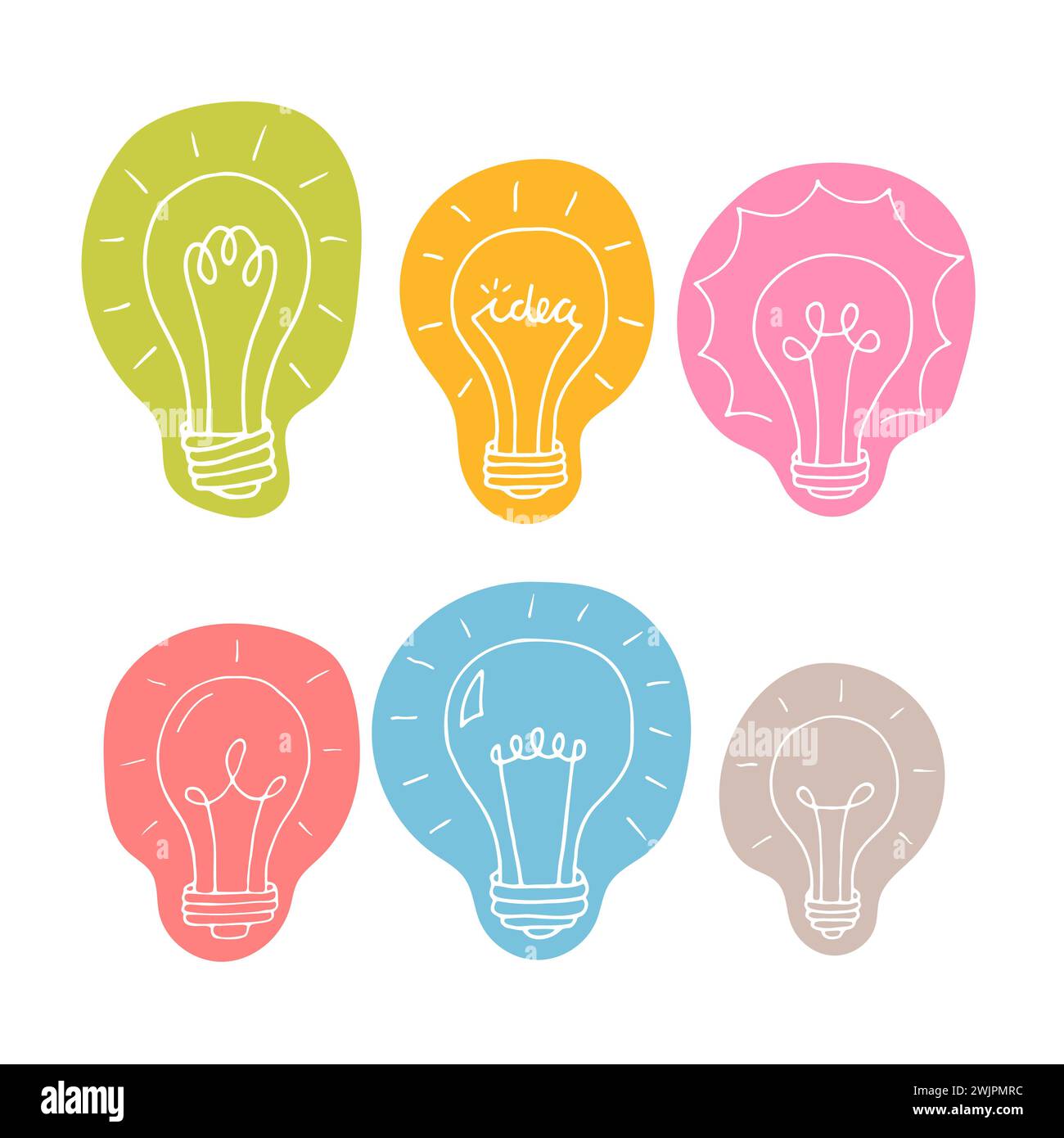 Doodle sketch brainstorm Stock Vector Images - Alamy