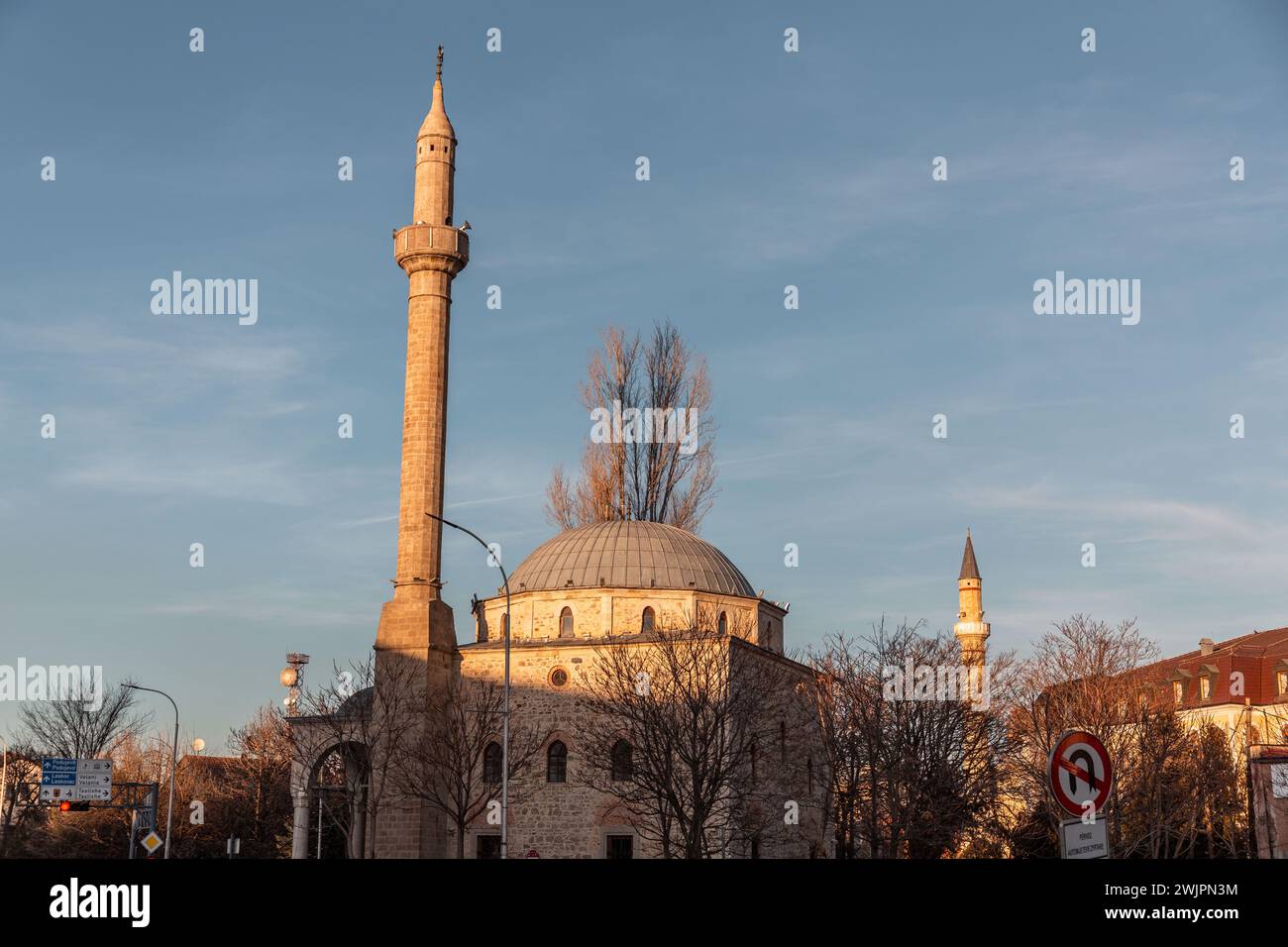 Pristina, Kosovo - February 5, 2024: Sultan Murat Mosque is an Ottoman ...
