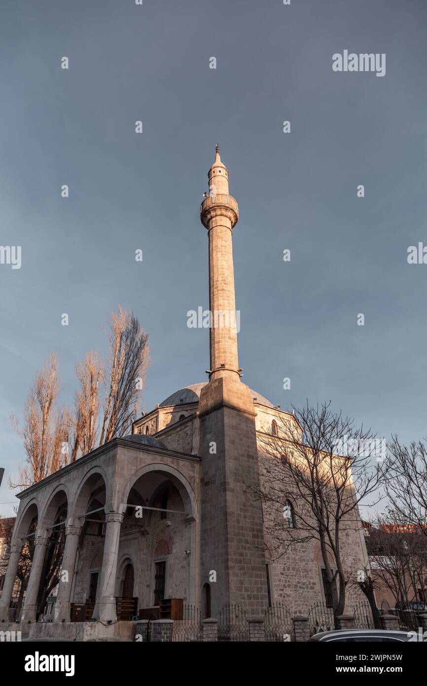 Pristina, Kosovo - February 5, 2024: Sultan Murat Mosque is an Ottoman ...