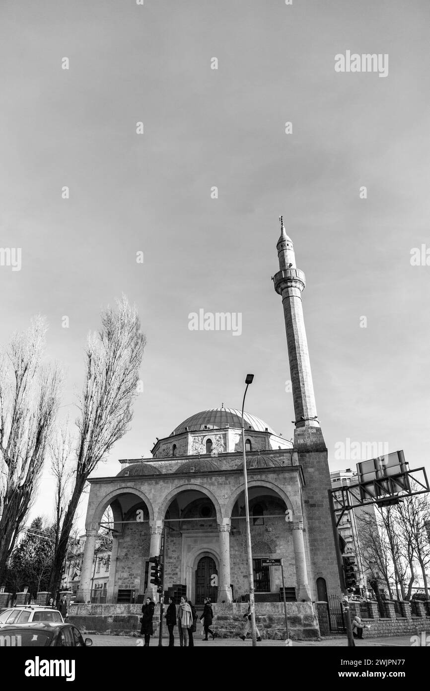 Pristina, Kosovo - February 5, 2024: Sultan Murat Mosque is an Ottoman ...