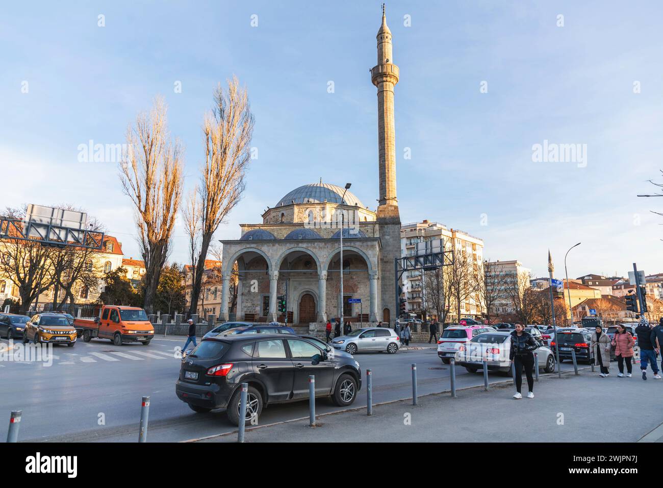Pristina, Kosovo - February 5, 2024: Sultan Murat Mosque is an Ottoman ...