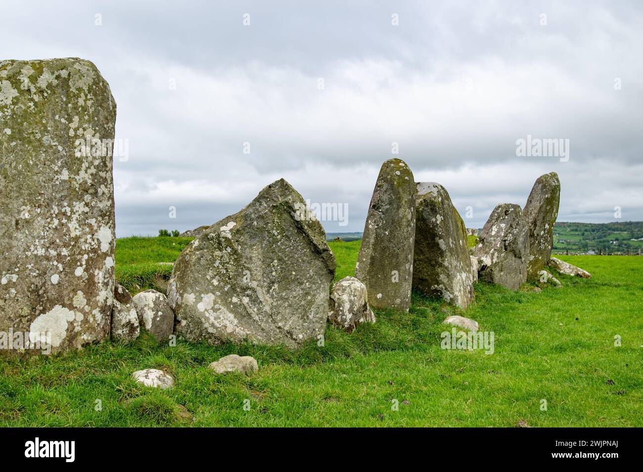 Beltany stone circle, an impressive Bronze Age ritual site located to ...
