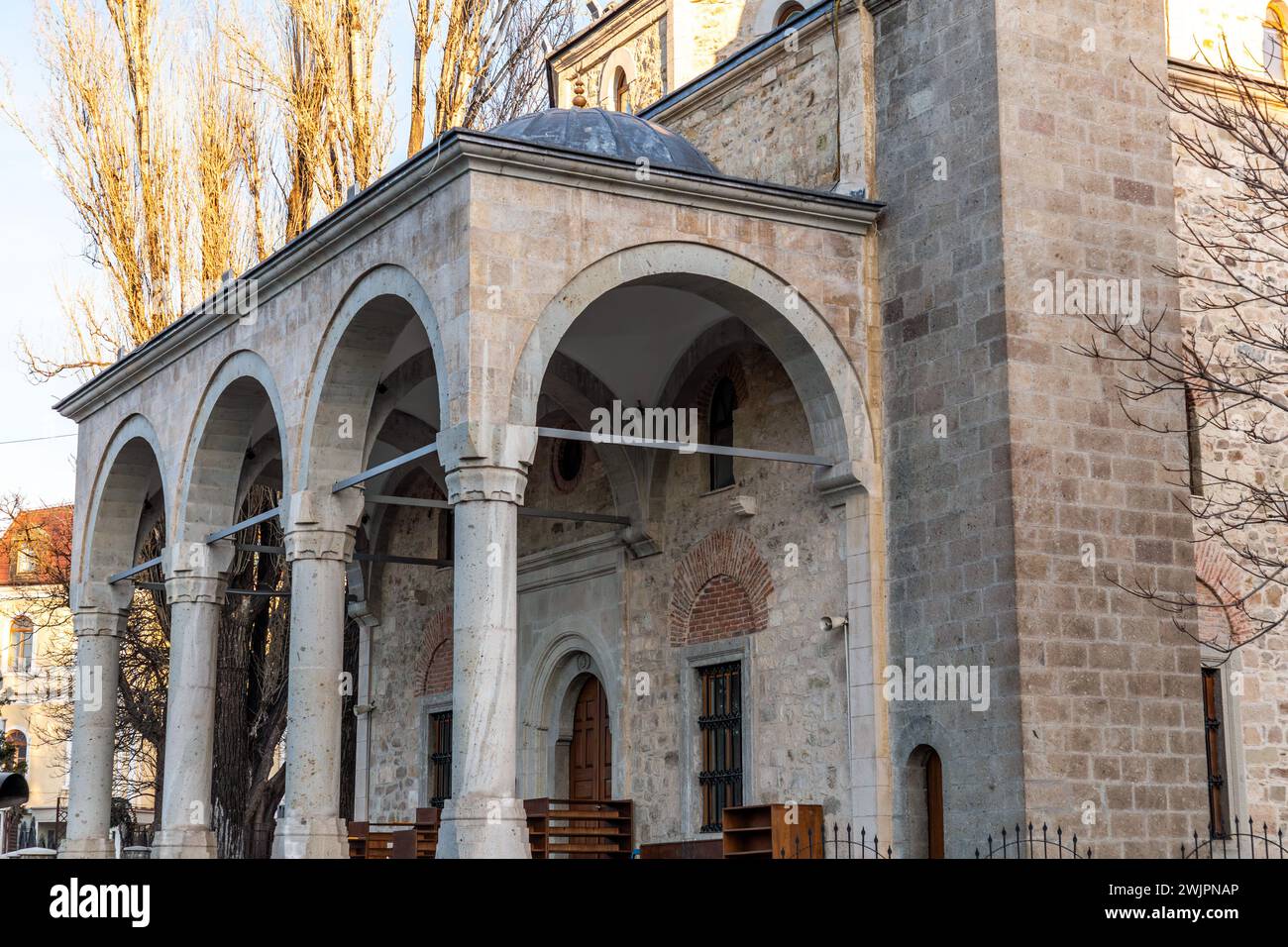 Pristina, Kosovo - February 5, 2024: Sultan Murat Mosque is an Ottoman ...
