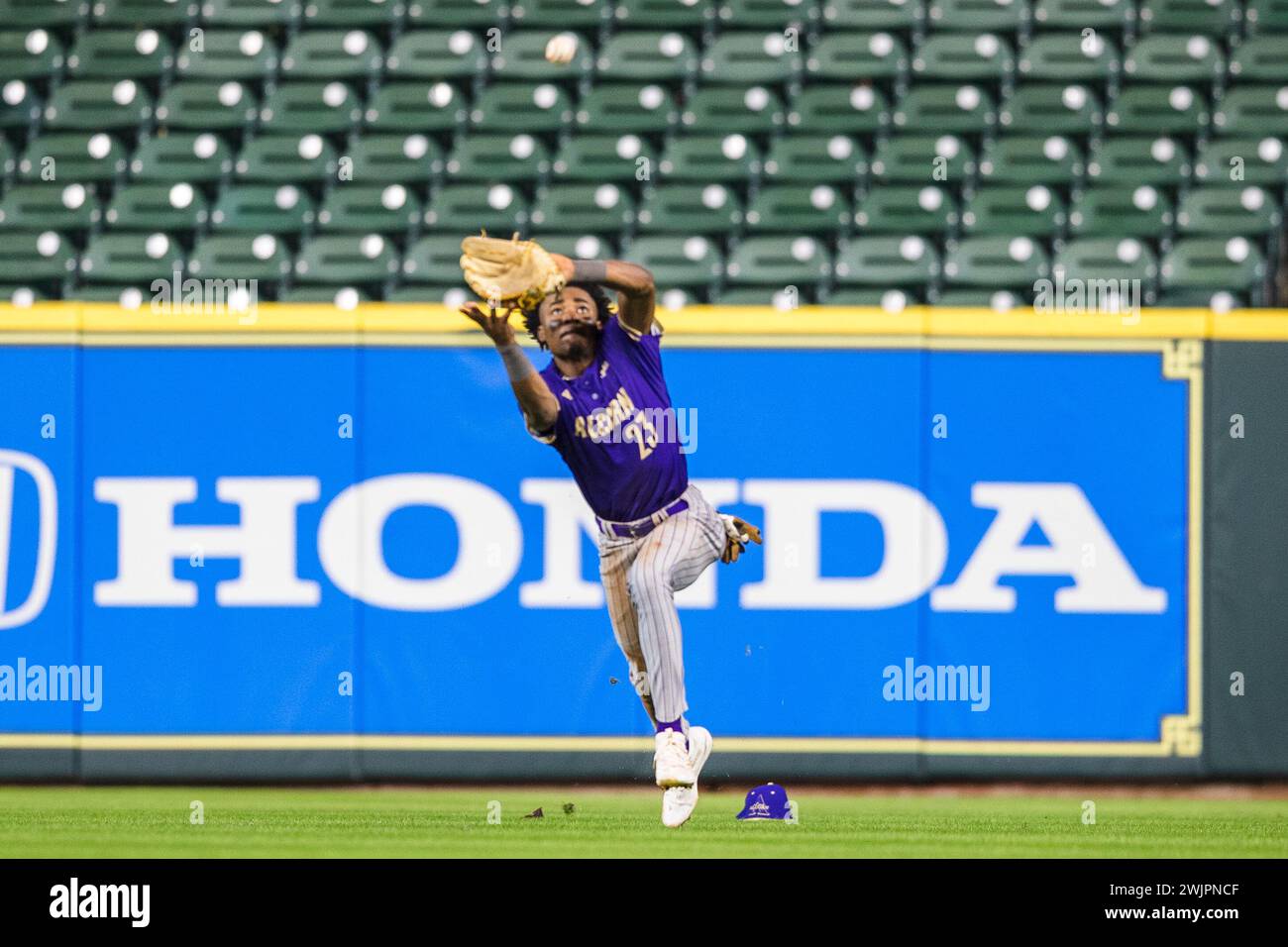 Houston, Texas, USA. 16th Feb, 2024. Alcorn State Braves outfielder ...