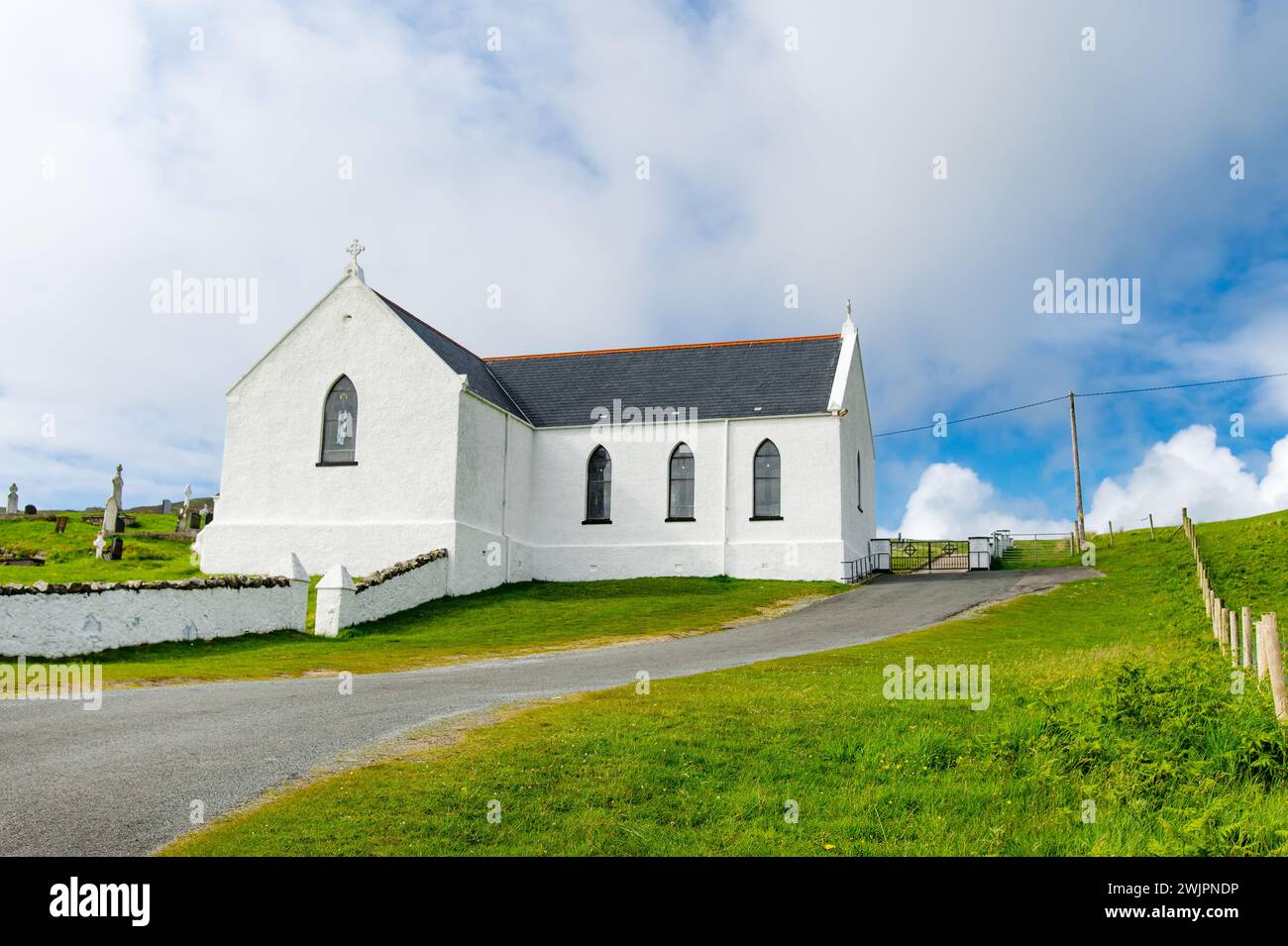 St. Mary's Parish Church, located in Lagg, the second most northerly ...