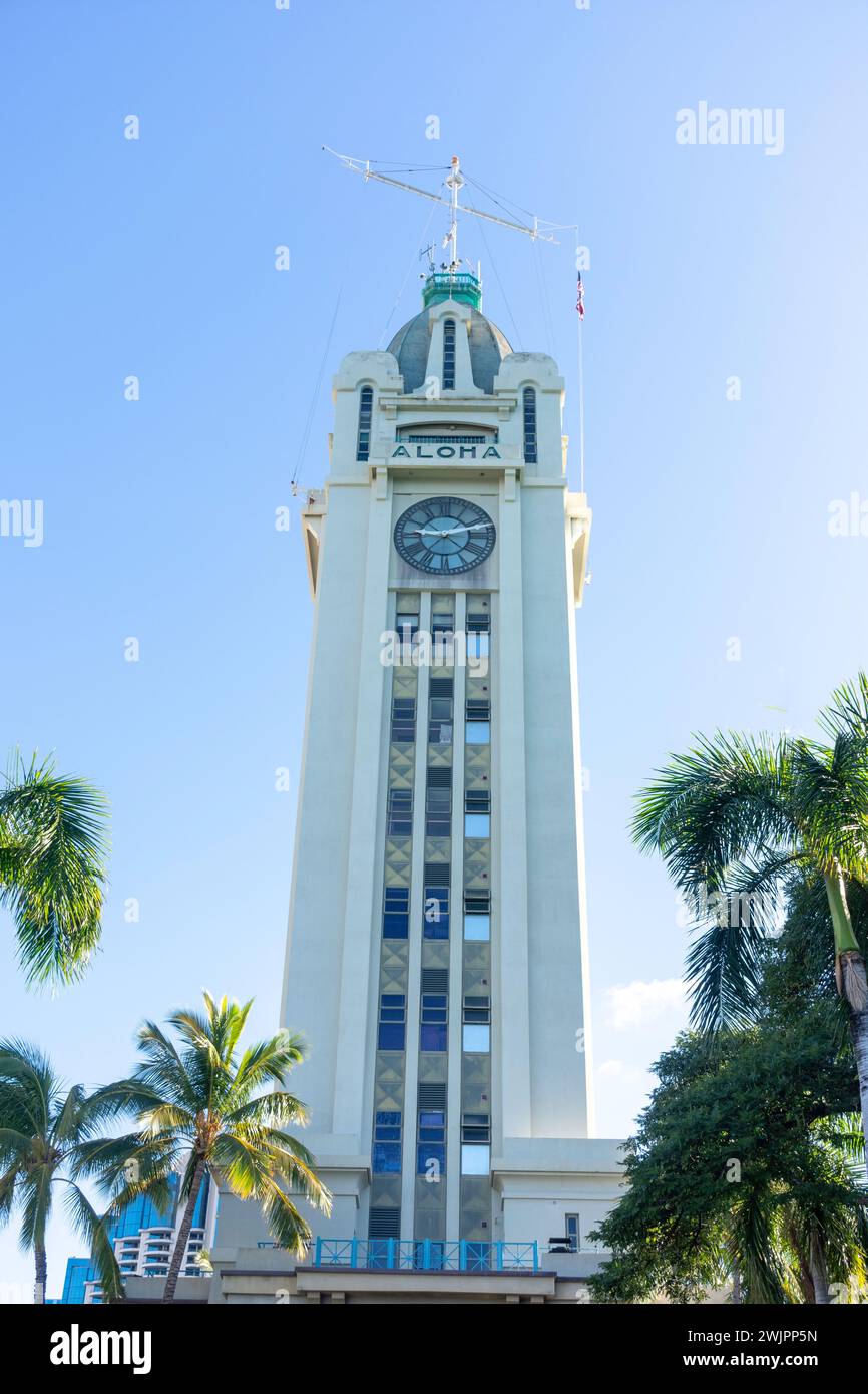 Aloha tower hi-res stock photography and images - Alamy