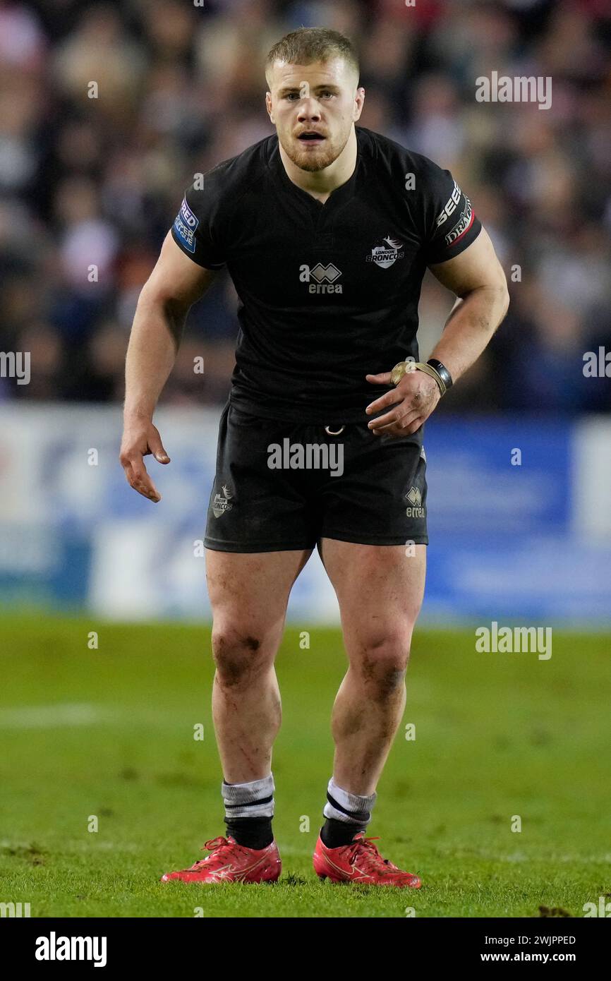 Sam Davis of London Broncos during the Betfred Super League Round 1 ...