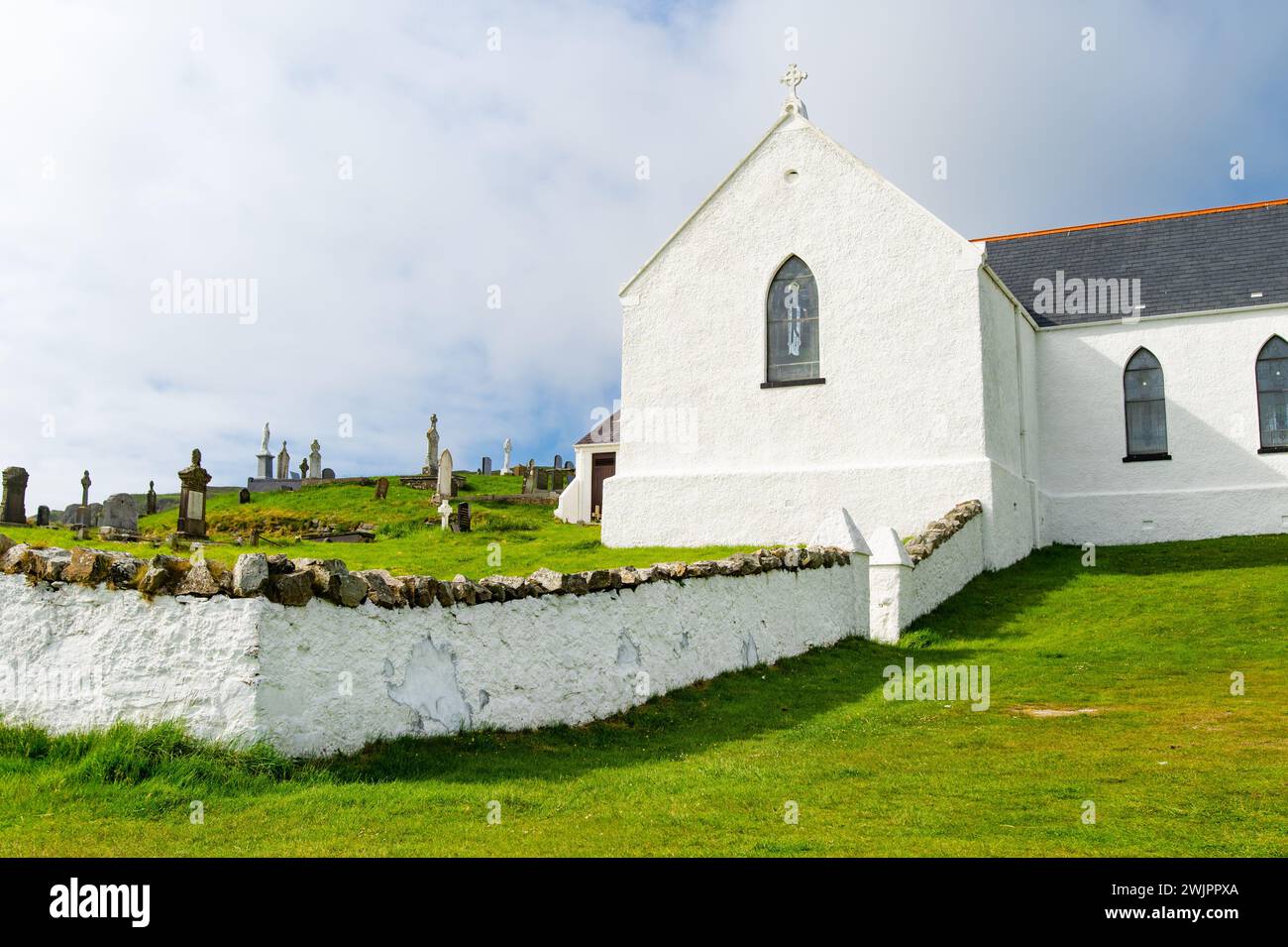 St. Mary's Parish Church, located in Lagg, the second most northerly ...