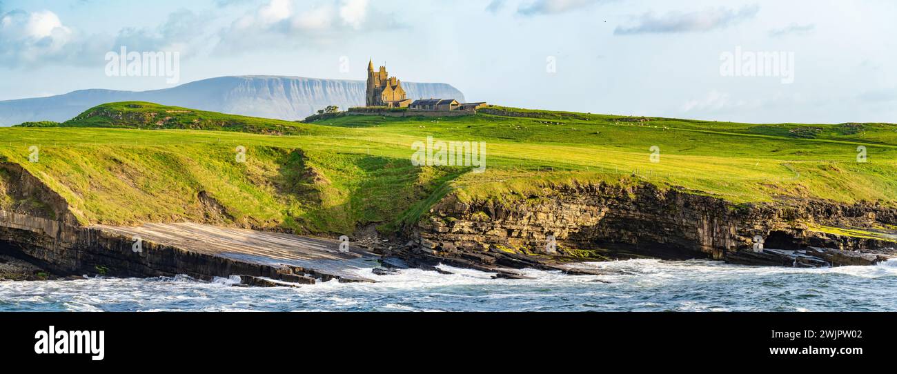 Famous Classiebawn Castle in picturesque landscape of Mullaghmore Head ...