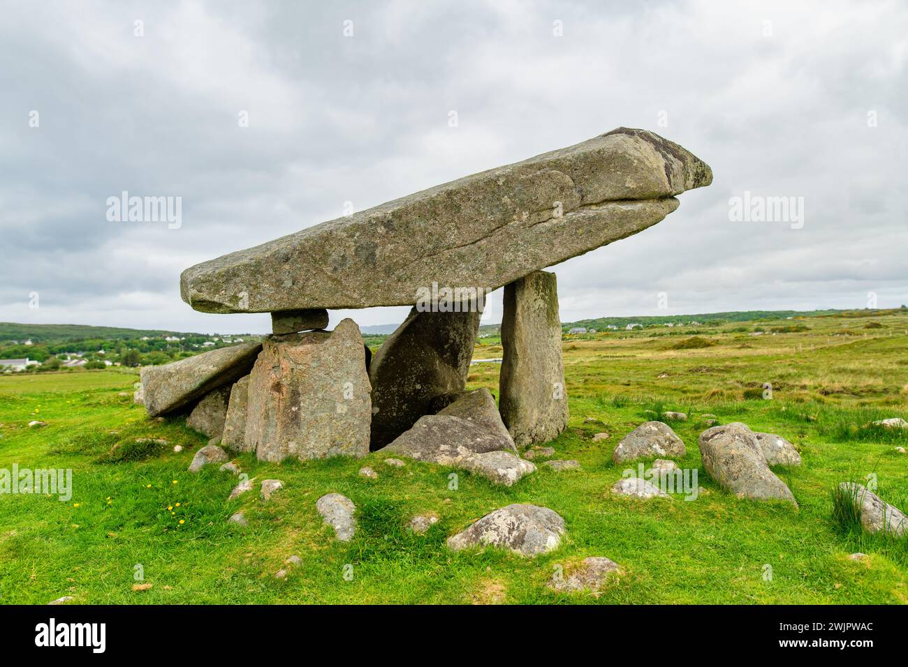 Kilclooney Dolmen, one of Ireland's most elegant portal-tombs or ...