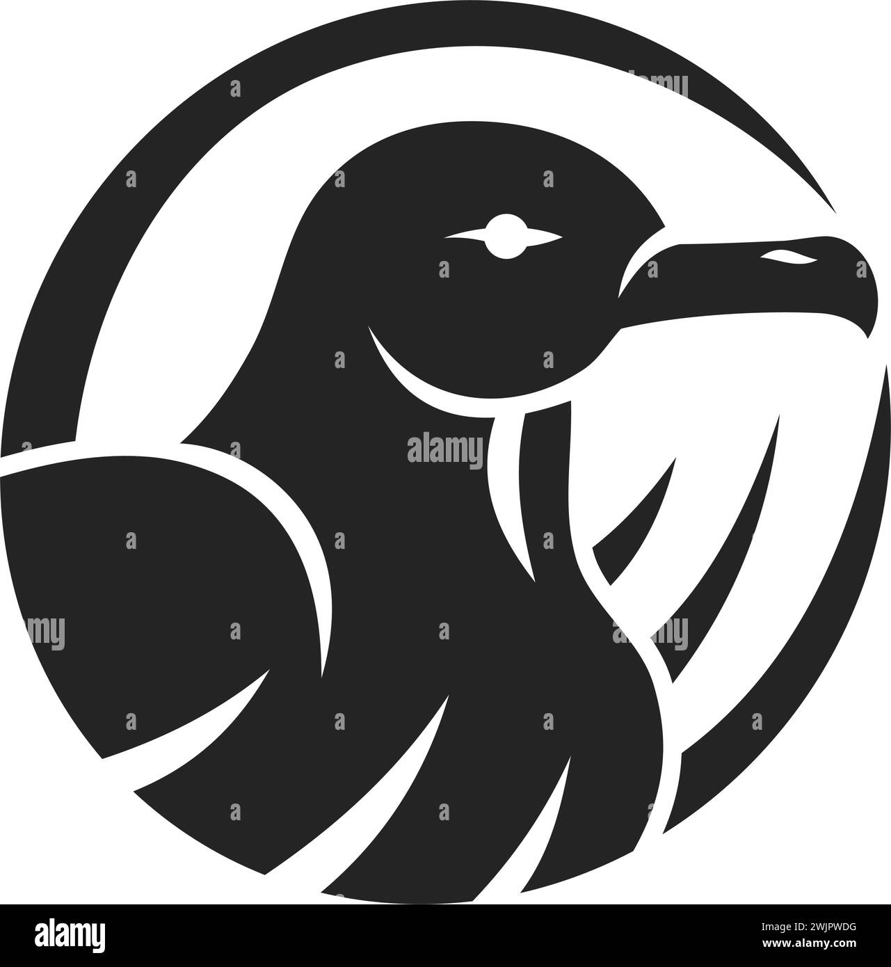 Seagull logo template Isolated. Brand Identity. Icon Abstract Vector ...