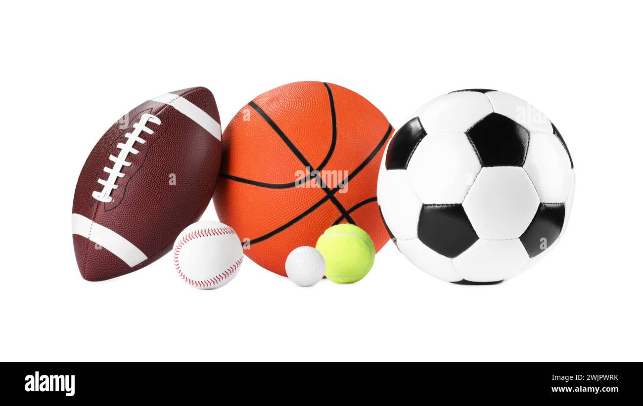 Different golf balls on Cut Out Stock Images & Pictures - Alamy