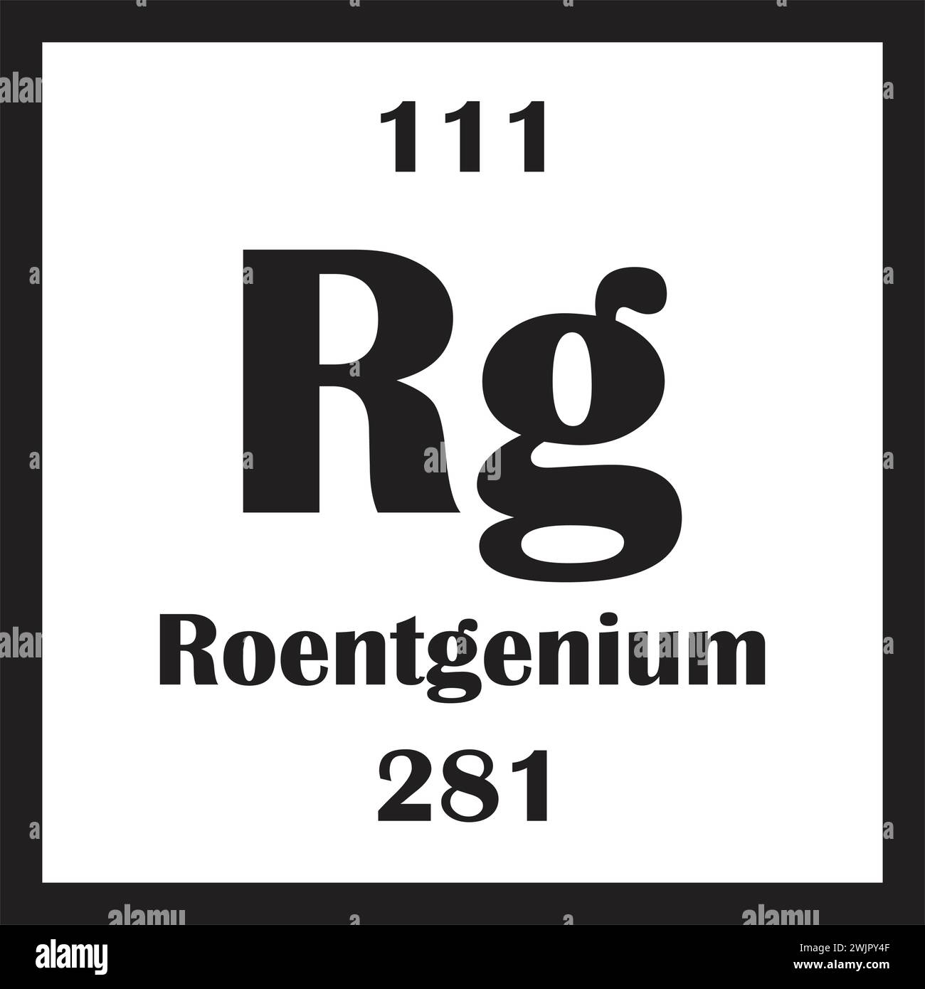Roentgenium hi-res stock photography and images - Alamy