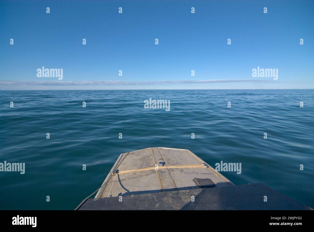 Eskimo, Inupiat boat front of a boat around beaufort sea anwr arctic ...