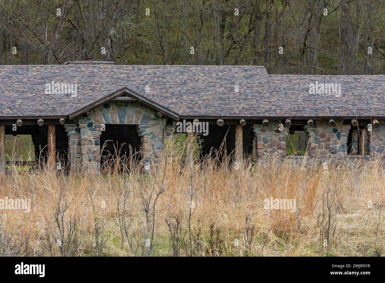 Carl Fritz Henning Shelter built by the CCC during the Great Depression ...