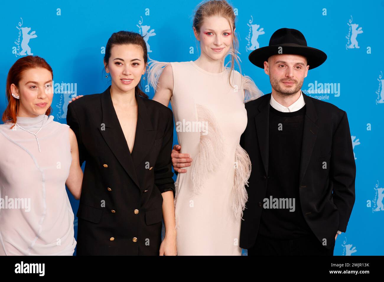 Greta Fernandez, Jessica Henwick, Hunter Schafer and Tilman Singer pose ...