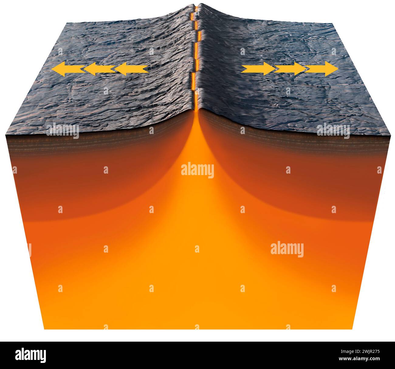 Divergent boundary hi-res stock photography and images - Alamy
