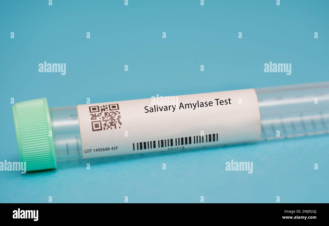 Salivary amylase test Stock Photo - Alamy