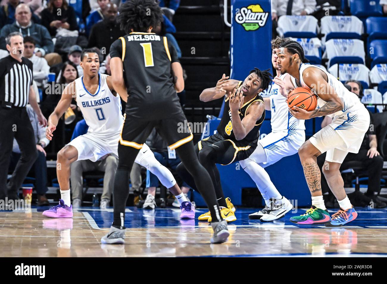 FEBRUARY 16, 2024: Saint Louis Billikens guard Larry Hughes II (2 ...