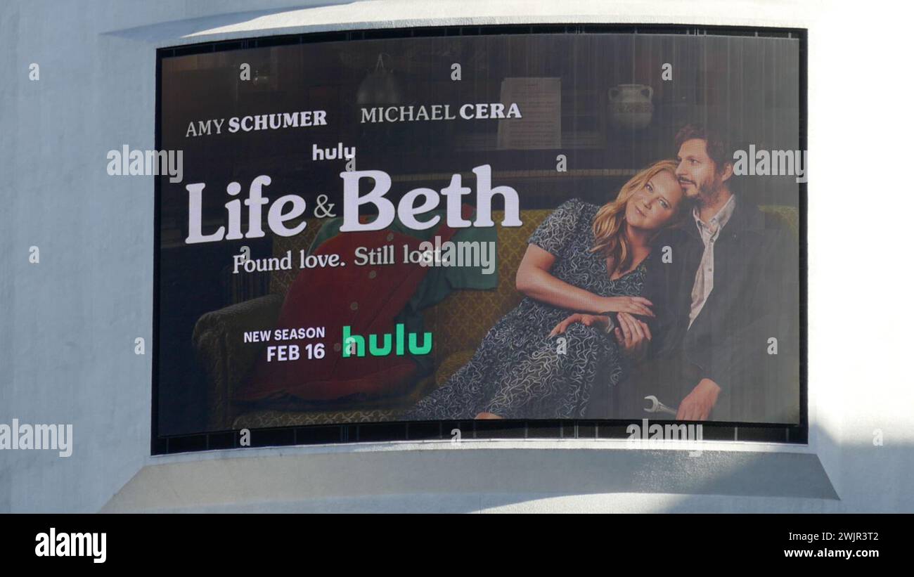 Los Angeles, California, USA 15th February 2024 Life & Beth Billboard ...