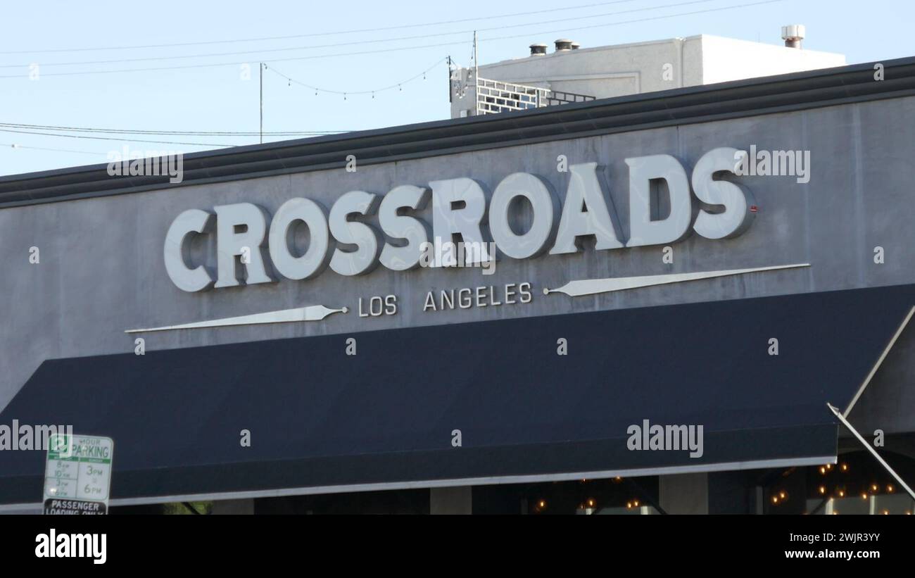 Los Angeles, California, USA 15th February 2024 Crossroads Restaurant ...