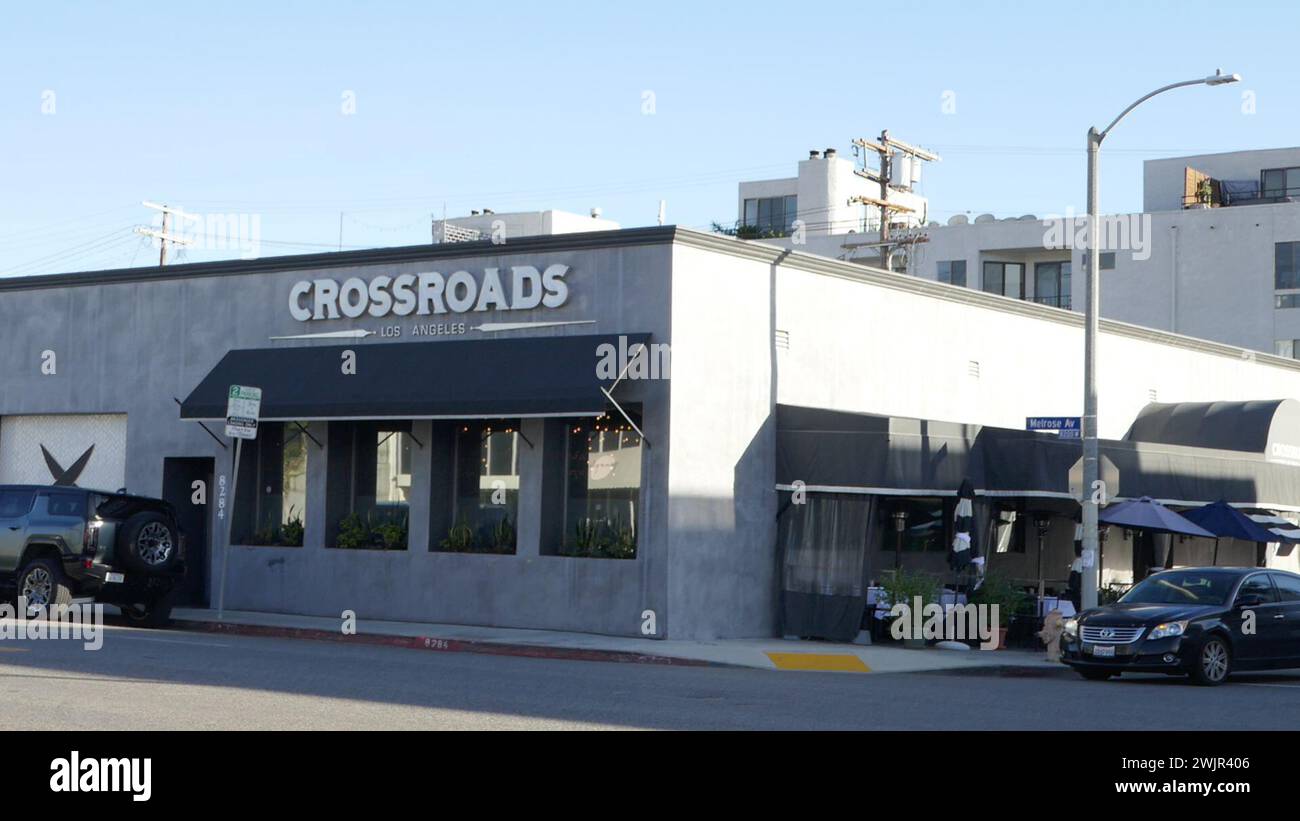 Los Angeles, California, USA 15th February 2024 Crossroads Restaurant ...
