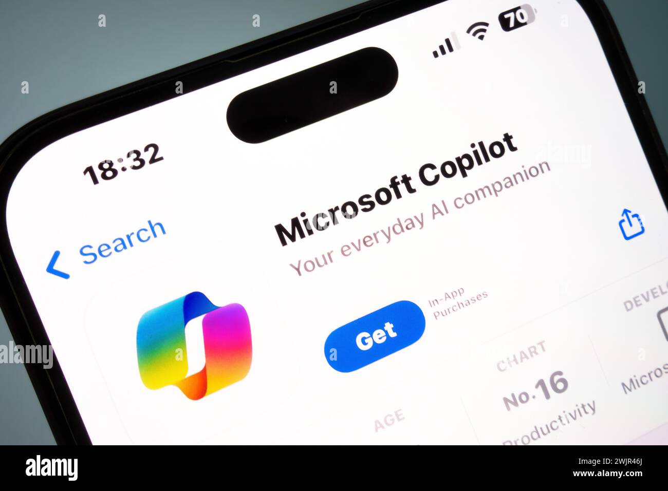 Nanning, China - Feb 11, 2024. Microsoft Copilot app. Microsoft Copilot is a chatbot developed ...