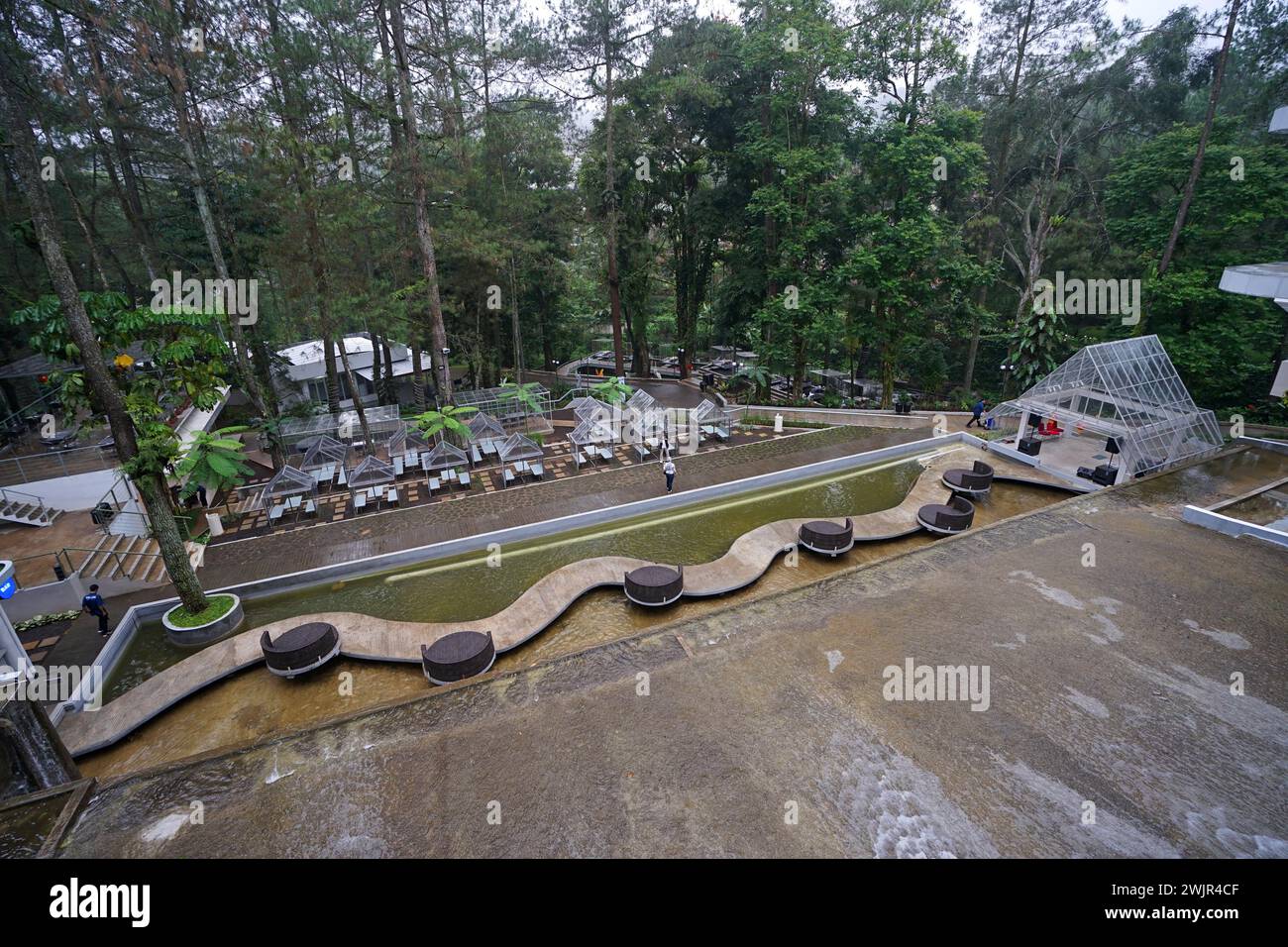 Heha Waterfall Park, Puncak, Bogor, West Java, Indonesia Stock Photo ...