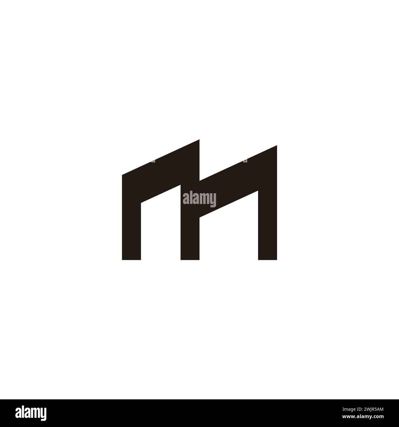 letter m simple garage mechanic logo vector Stock Vector Image & Art ...