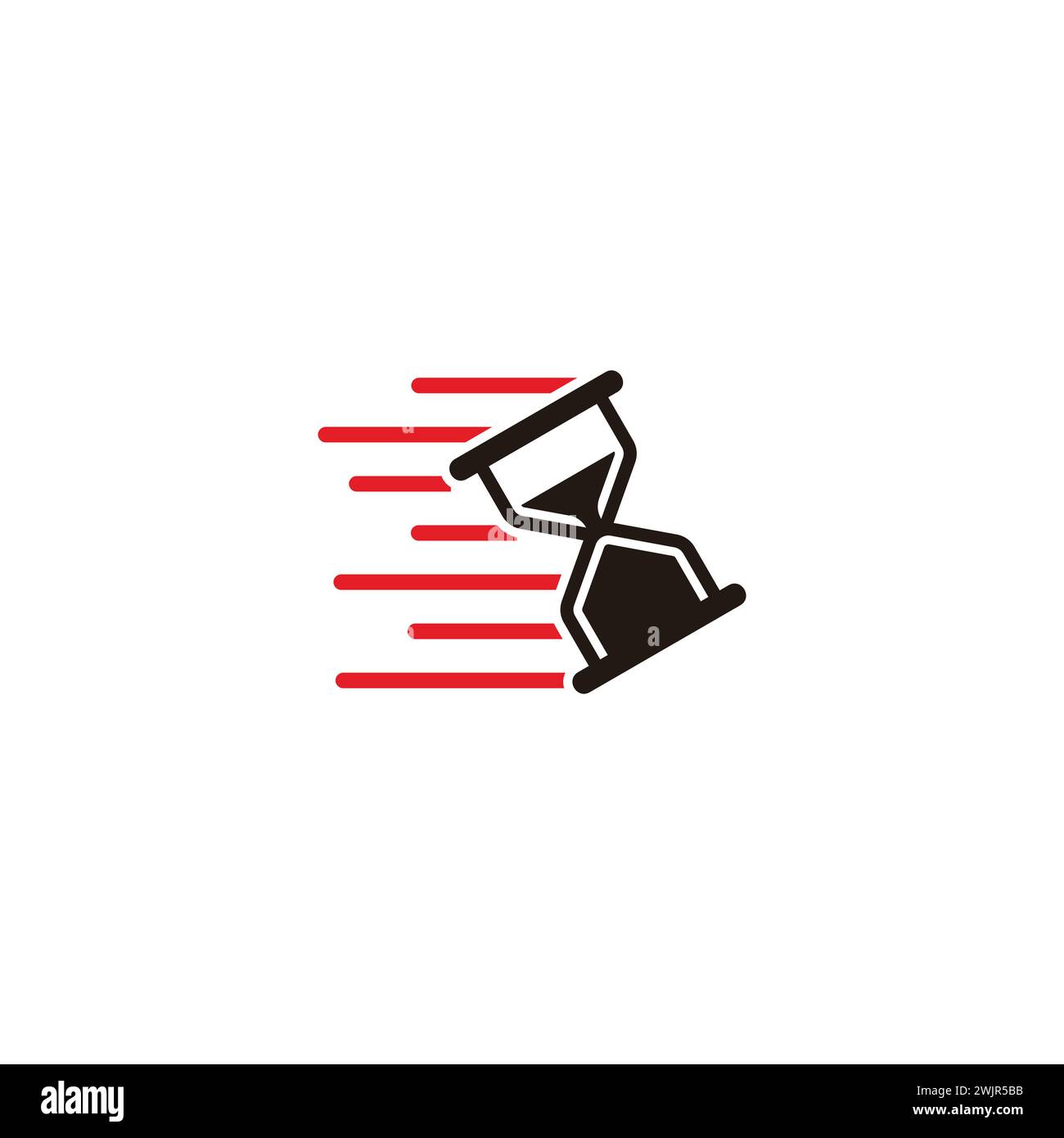 sand watch swoosh fast symbol vector Stock Vector Image & Art - Alamy