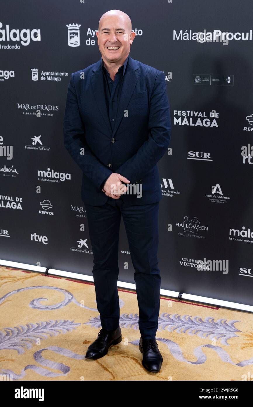 Madrid, Spain. 15th Feb, 2024. Moises Rodriguez attends the Malaga Film ...
