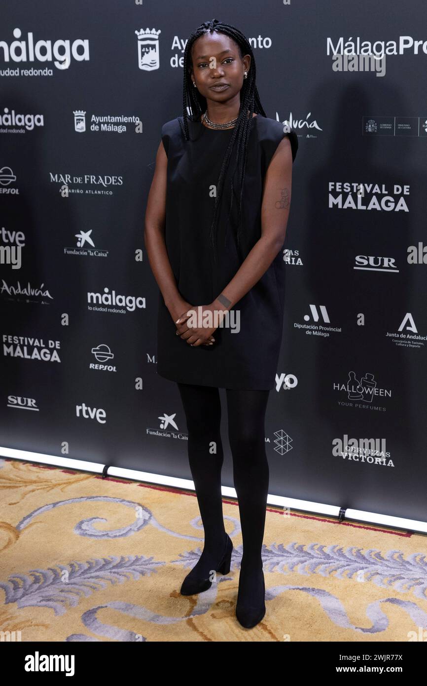 Madrid, Spain. 15th Feb, 2024. Edith Martínez-Val attends the Malaga ...