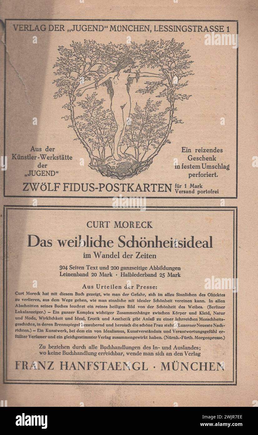 Alte deutsche werbung hi-res stock photography and images - Alamy
